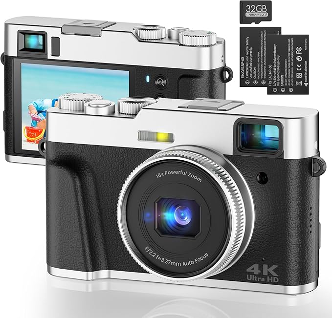 Amazon.com : 4K Digital Camera, Photography Autofocus 48MP YouTube ...