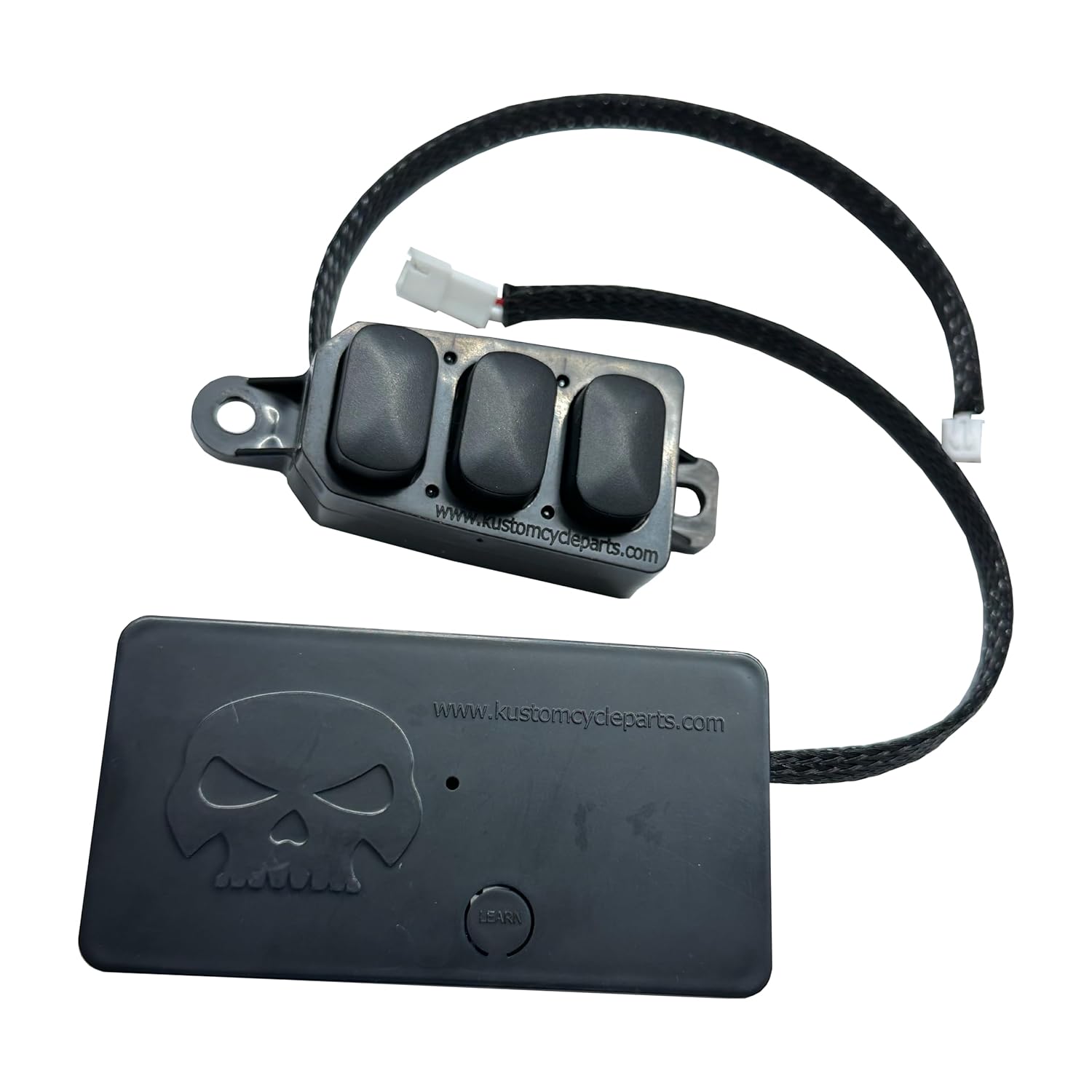 Amazon.com: Kustom Cycle Parts Switch Panel Garage Door Opener Remote ...