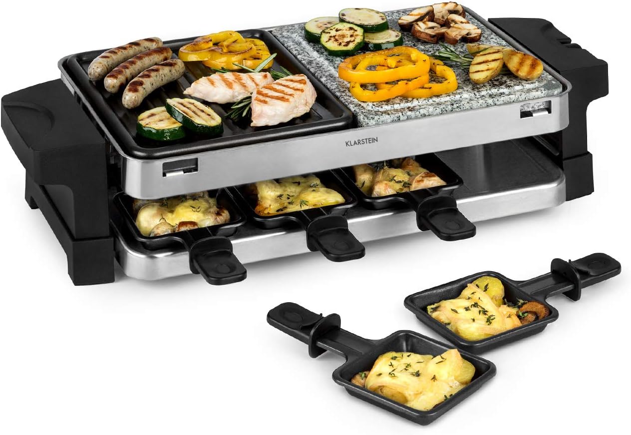 H.Koenig Appareil à raclette Multifonction 8 personnes RP360, modulable ...