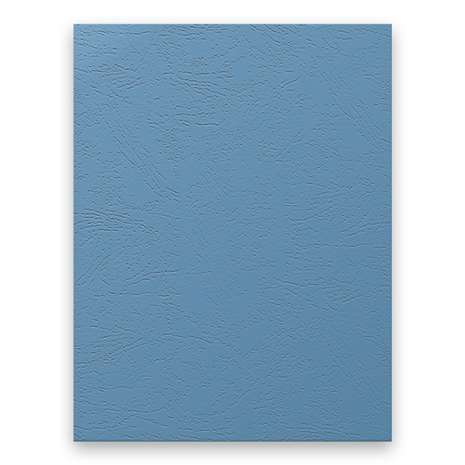 Snapklik.com : A4 Binding Comb Covers Leathergrain Blue Pack Of 100