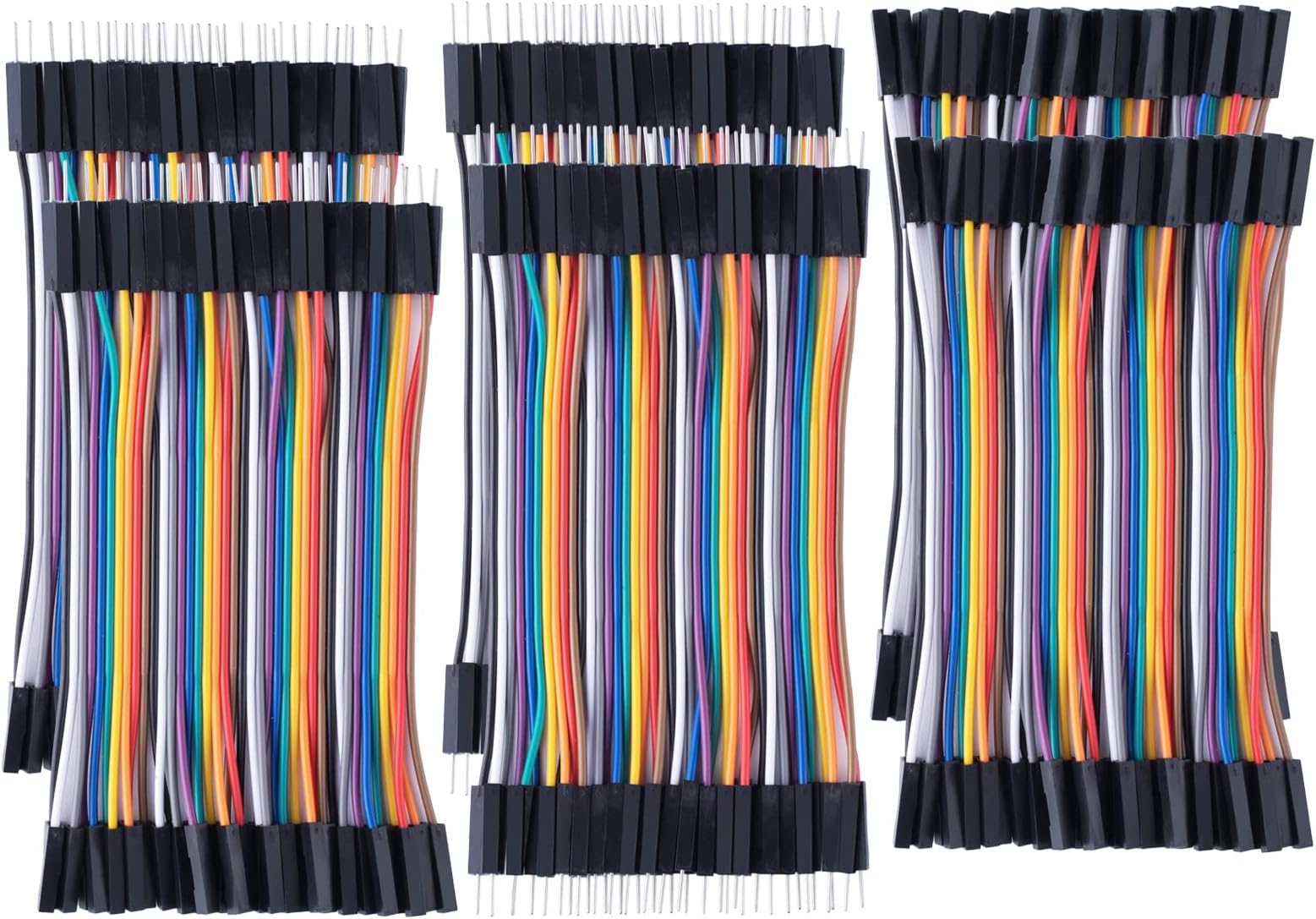 Amazon.com: 10cm 240pcs Breadboard Jumper Wires Cable Kit Male to ...