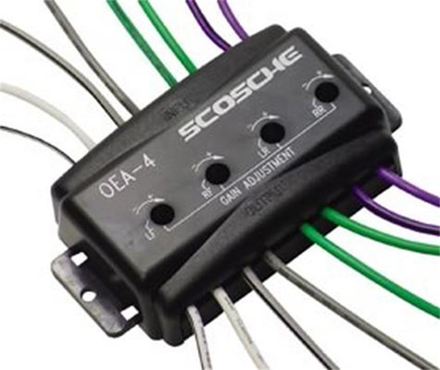 Scosche Oea4 4-Channel Adjustable Factory Amplifier Interface : Amazon ...