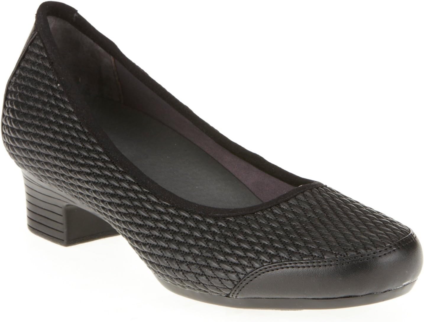 Amazon.com | FootSmart Stretchables Women's Gina Pumps,8.5 E US, Black ...
