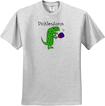 Amazon.com: 3dRose Funny Cute Picklesaurus Pickle T-rex Dinosaur ...