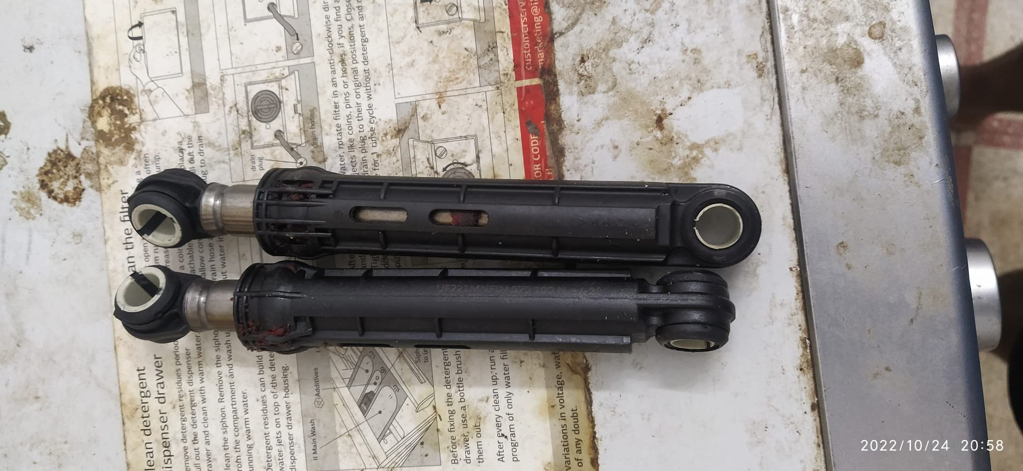 PARDZWORLD Shock Absorber or Dampers (1 Pair/Set of 2) Suitable for IFB Front Loading Washing ...