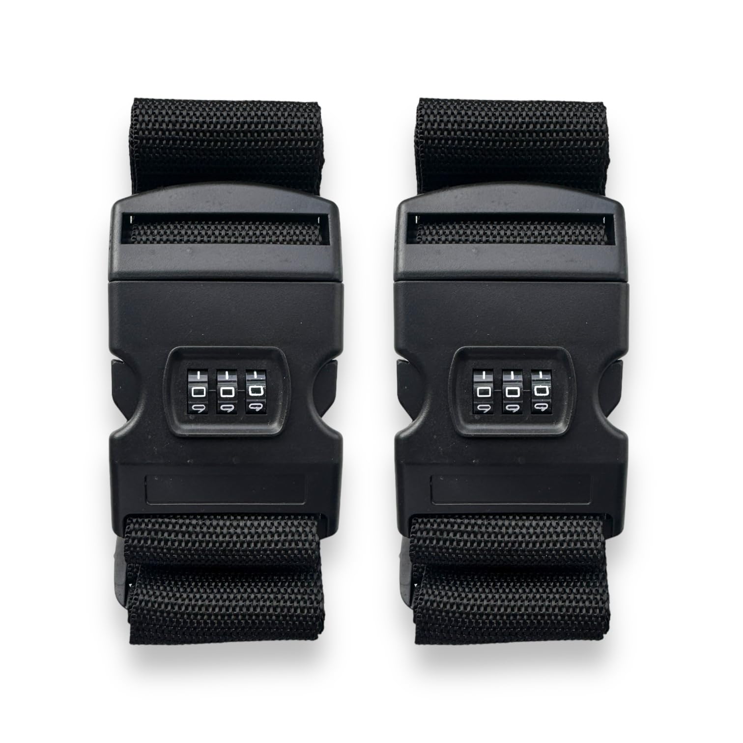 ZYBUX - 2 Pack Luggage Straps with combination lock Adjustable Suitcase ...