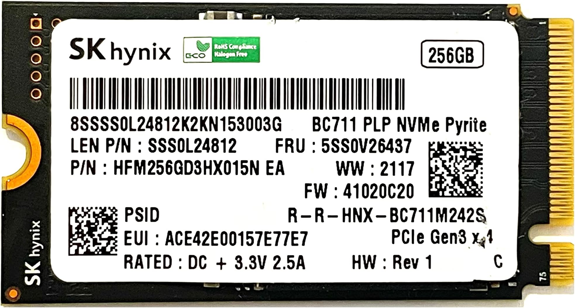Amazon.com: OEM Union Memory 256GB M.2 PCI-e NVME SSD Internal Solid ...