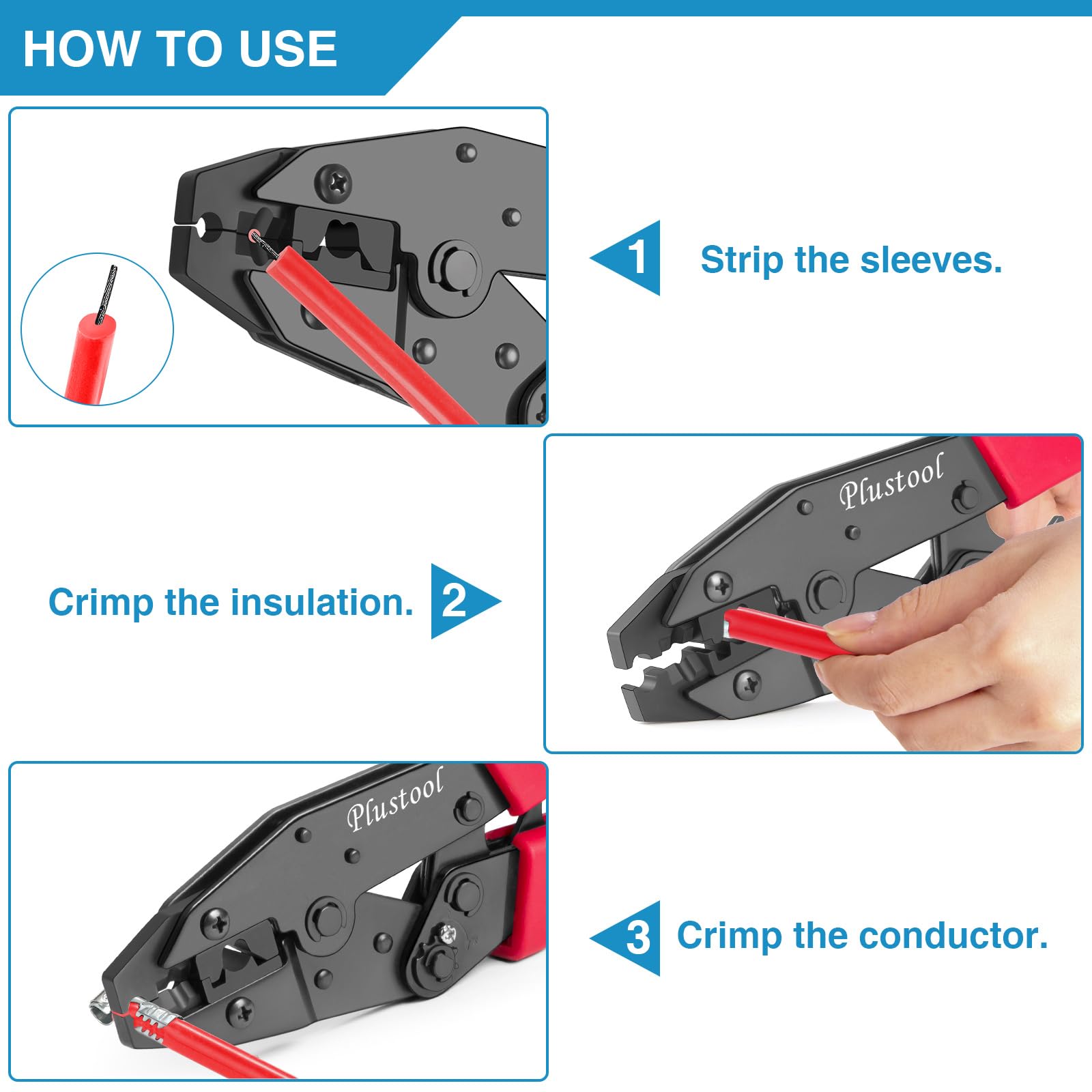 Snapklik.com : Plustool Crimping Tool For Spark Plug Ignition Wire