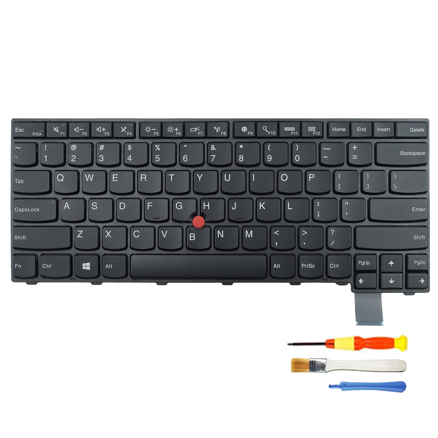 Amazon.com: Replacement Keyboard Without Backlit for Lenovo Thinkpad ...