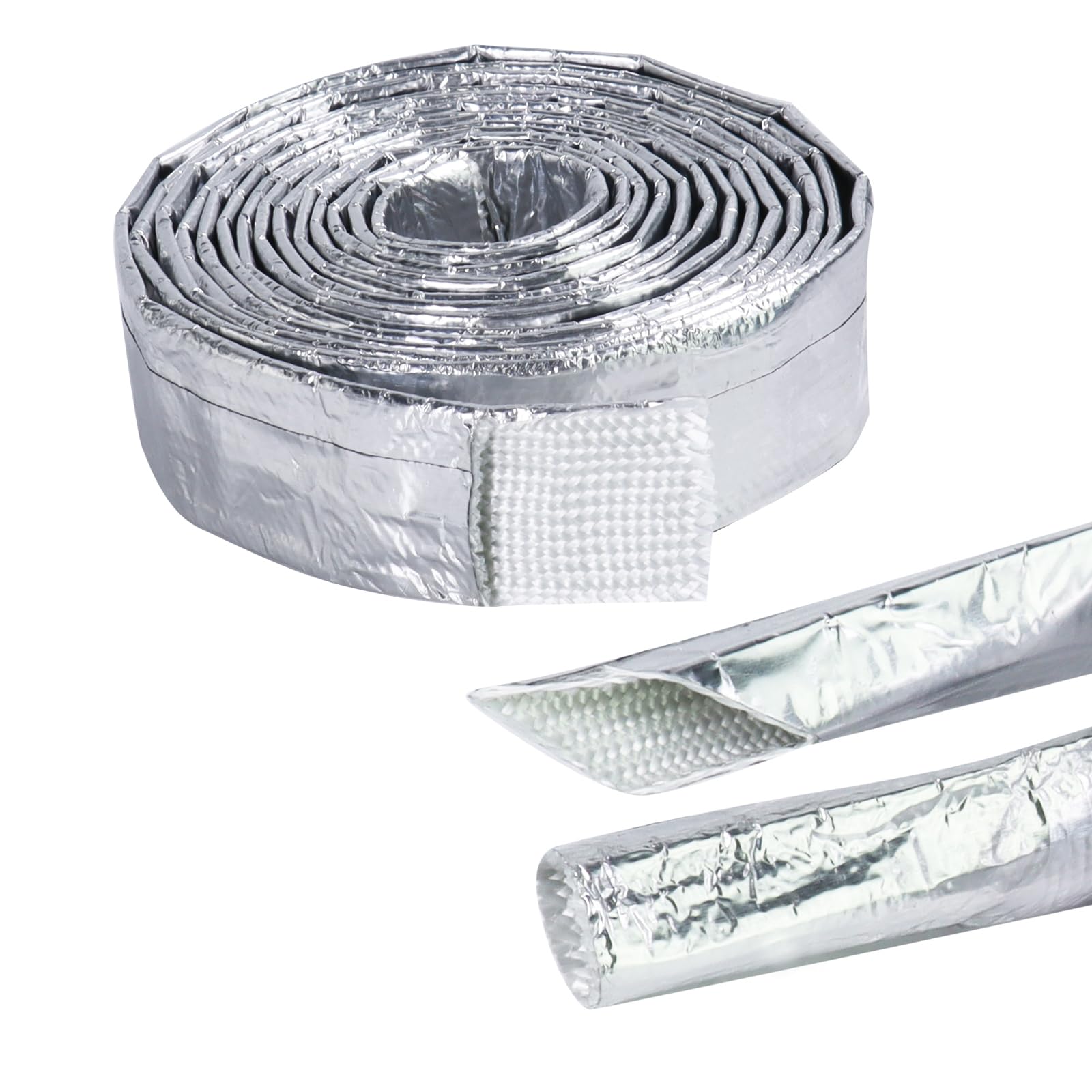 Snapklik.com : BuyUneed Car Aluminized Sleeving Heat Sheathing Roll ...