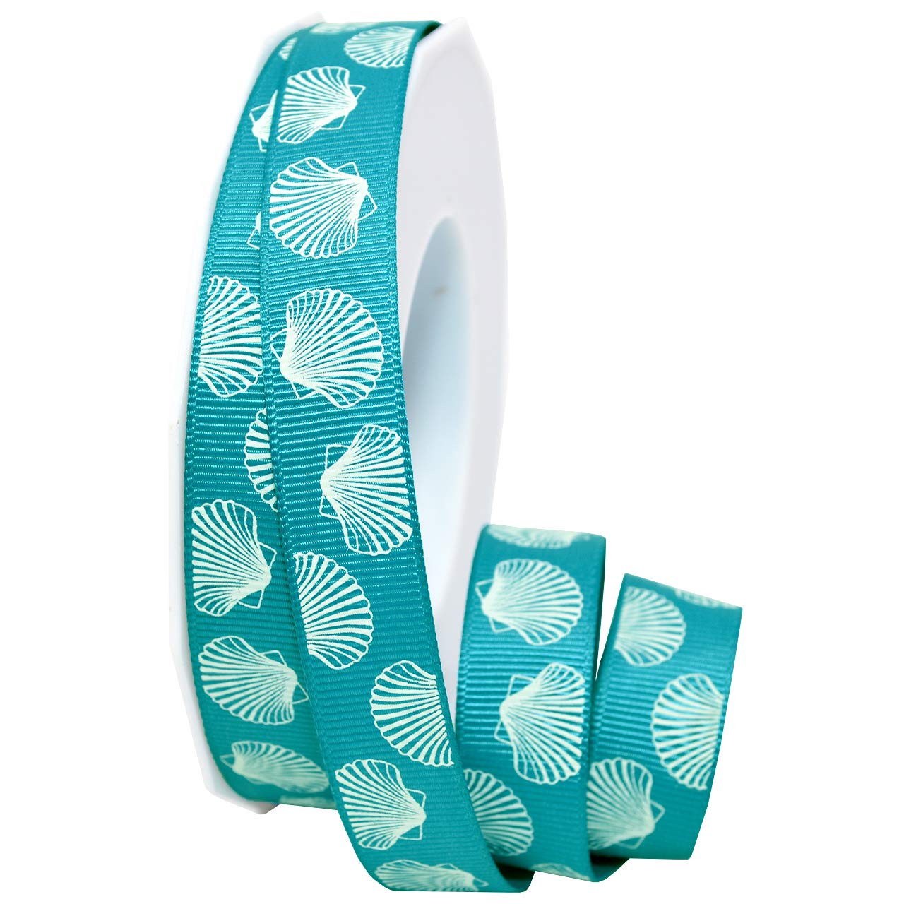 Amazon.com: Morex Ribbon Coastal Celebrations - Shell Ribbon, 5/8 inch ...