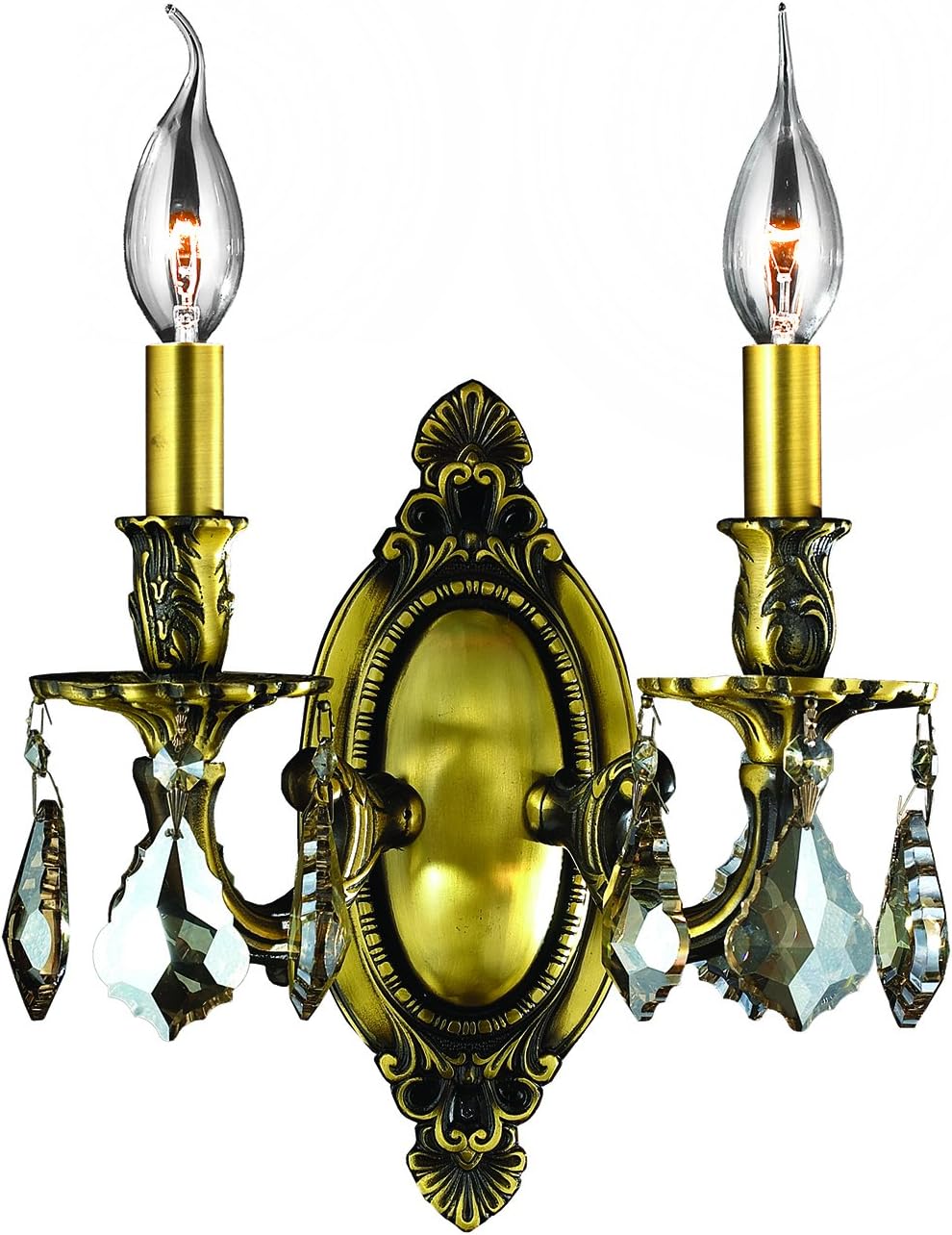 Worldwide Lighting Windsor Collection 2 Light Antique Bronze Finish ...