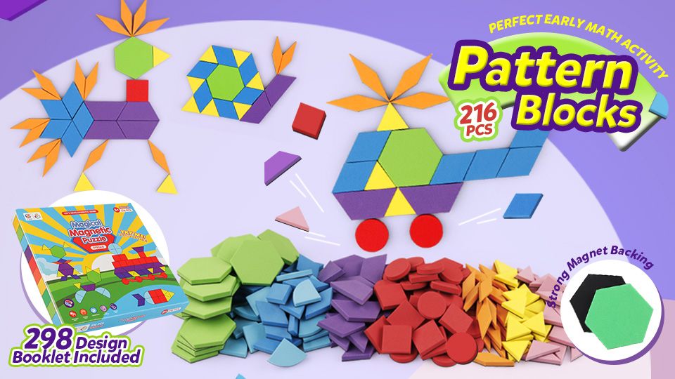 Watch Vanmor 216Pcs Magnetic Pattern Block Set on Amazon Live