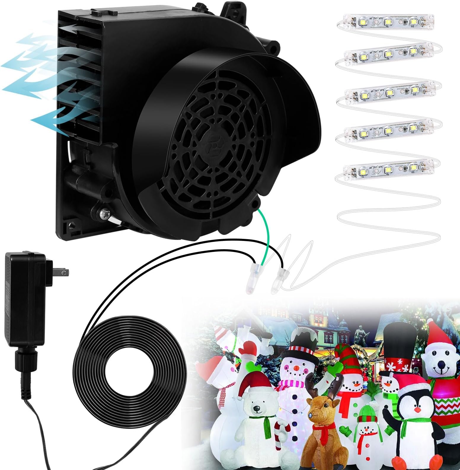 Amazon.com: Gemmy Airblown Inflatable Replacement Fan/blower Motor ...