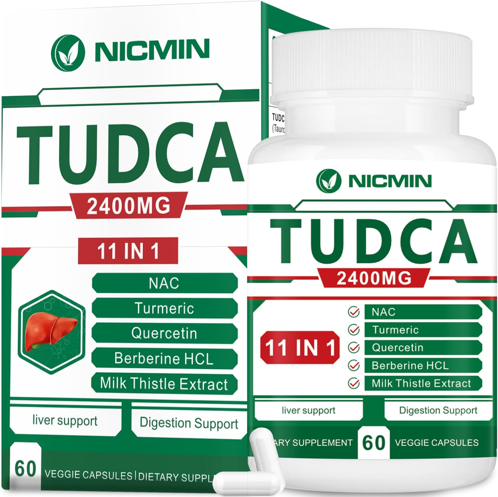 Amazon.com: PRISTINE'S Tudca 500MG Liver Support & Purified Bile Salts ...