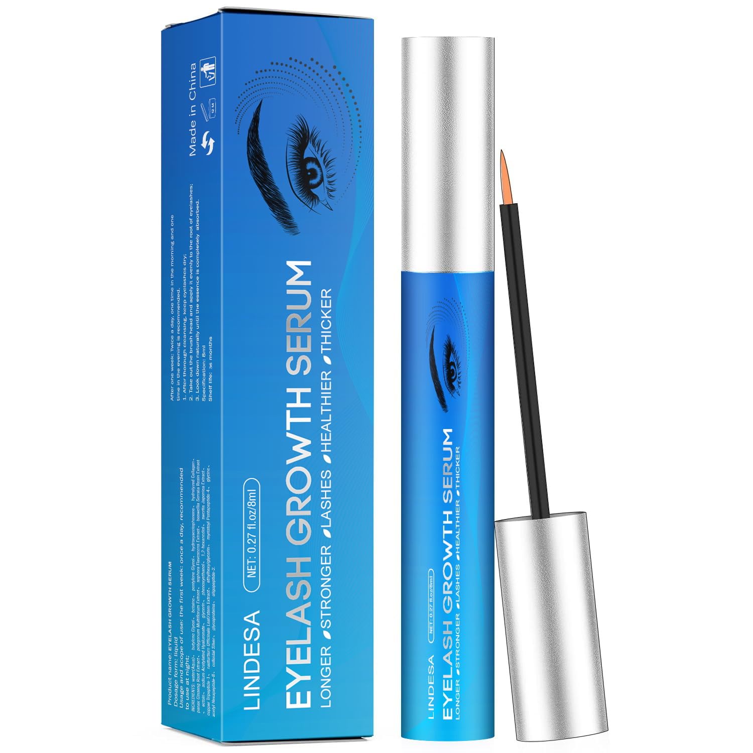 Amazon.com: 8 Lash Serum, Eyelash Serum,eyelash growth serum for ...