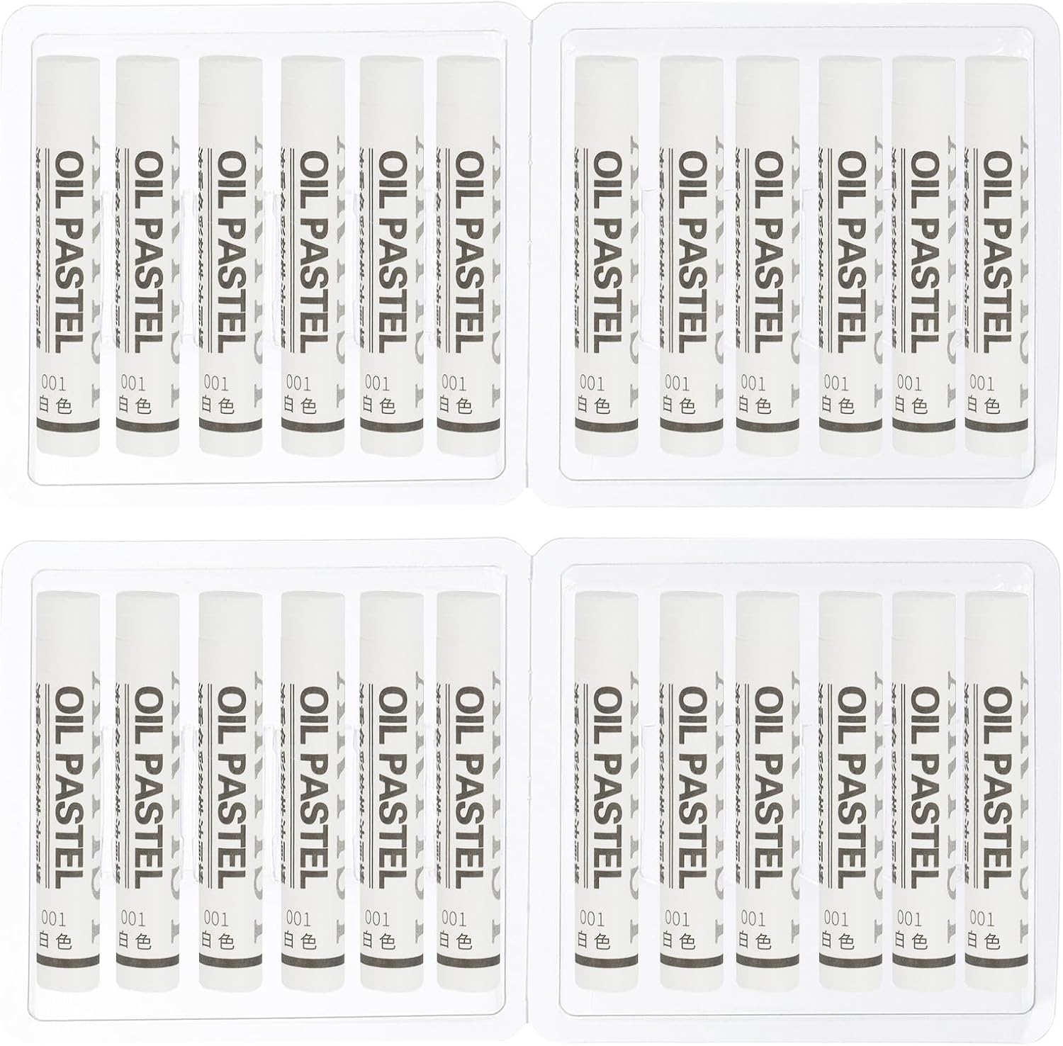 Amazon.com: PATIKIL White Oil Pastels, 24Pcs Soft Oil Crayons Creamy ...