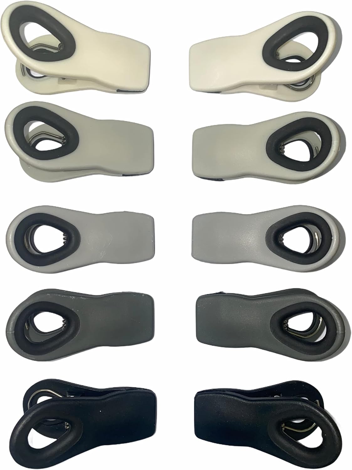 Amazon.com: Gourmet Kitchen 10 Piece Bag Clips with Magnet, Food Clips ...