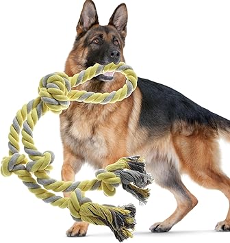 Amazon.com : Kwispel Rope Toy for Dogs，Large Dog Rope Toys for ...