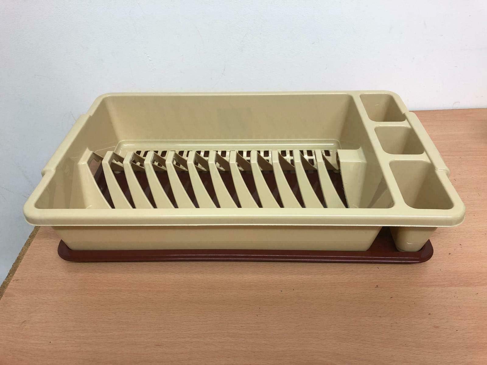 New Large Plastic Dish Drainer Sink Cutlery Holder Tray : Amazon.co.uk ...