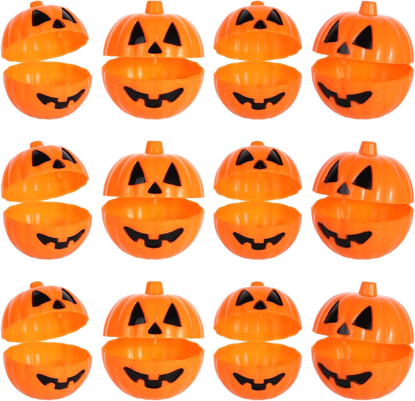 12pcs Halloween Pumpkin Candy Box, Pumpkin Candy Storage Box Halloween ...