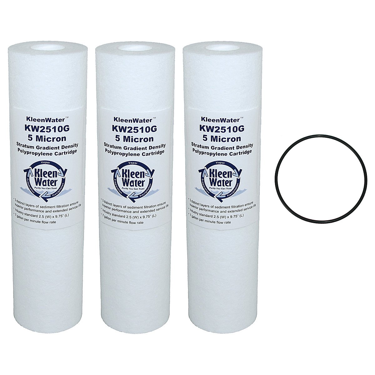 Amazon.com: Multi-Pack of 3 Meltblown Sediment 5 Micron Replacement ...