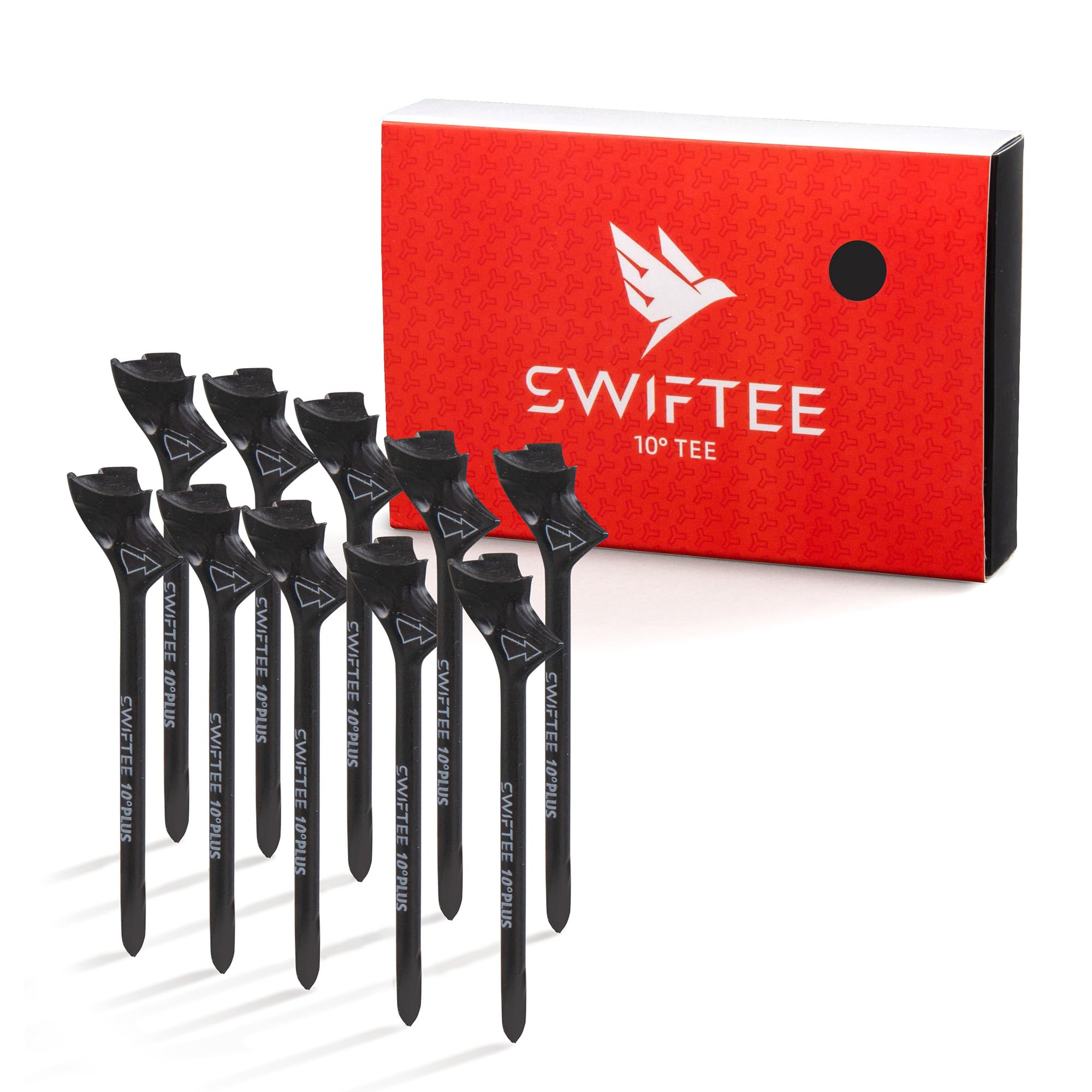 SWIFTEE Premium 10 Degree Golf Tees for Driver or Iron - Help Reduce Spin & Slice, Improve ...