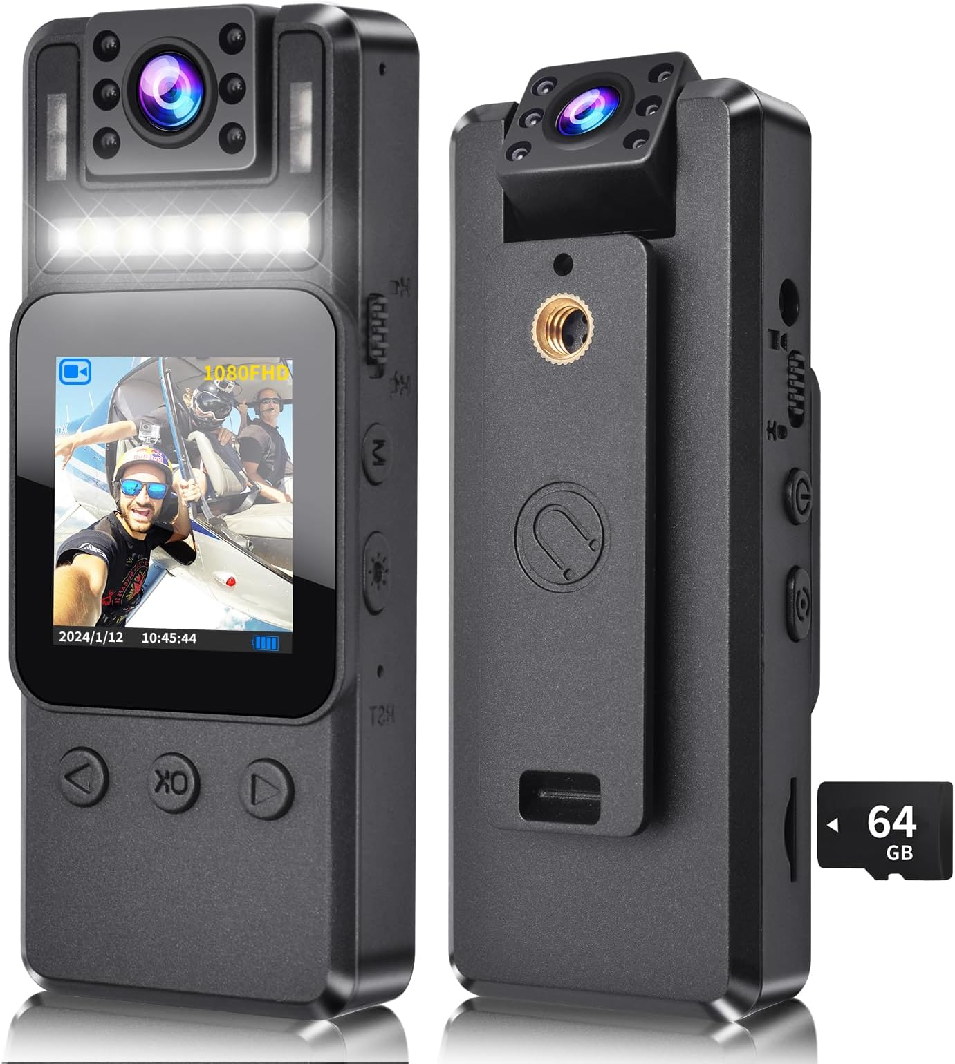 Amazon.com: PARKVISION Body Camera with Audio and Video Recording IR ...