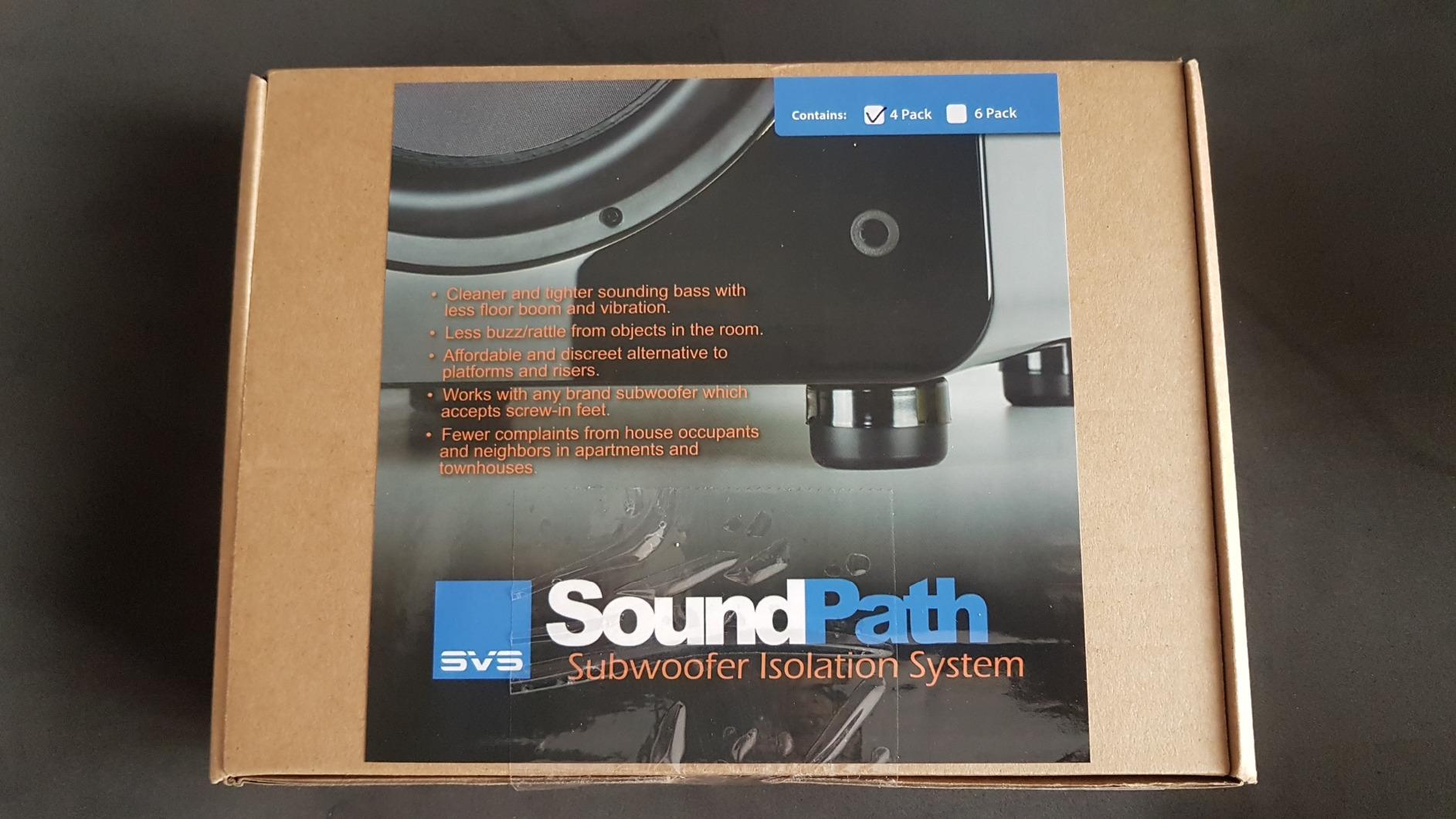 SVS SoundPath Subwoofer Isolation System - 4 Pack Sistema de ...