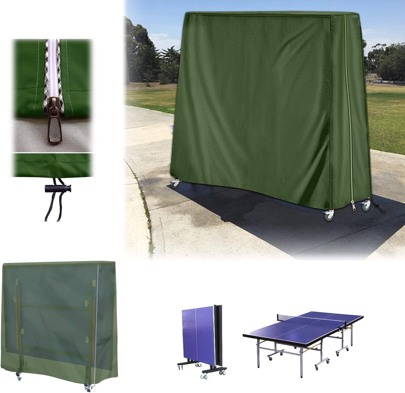 GT Original Heavy Duty Outdoor Ping Pong Table Cover, Waterproof ...