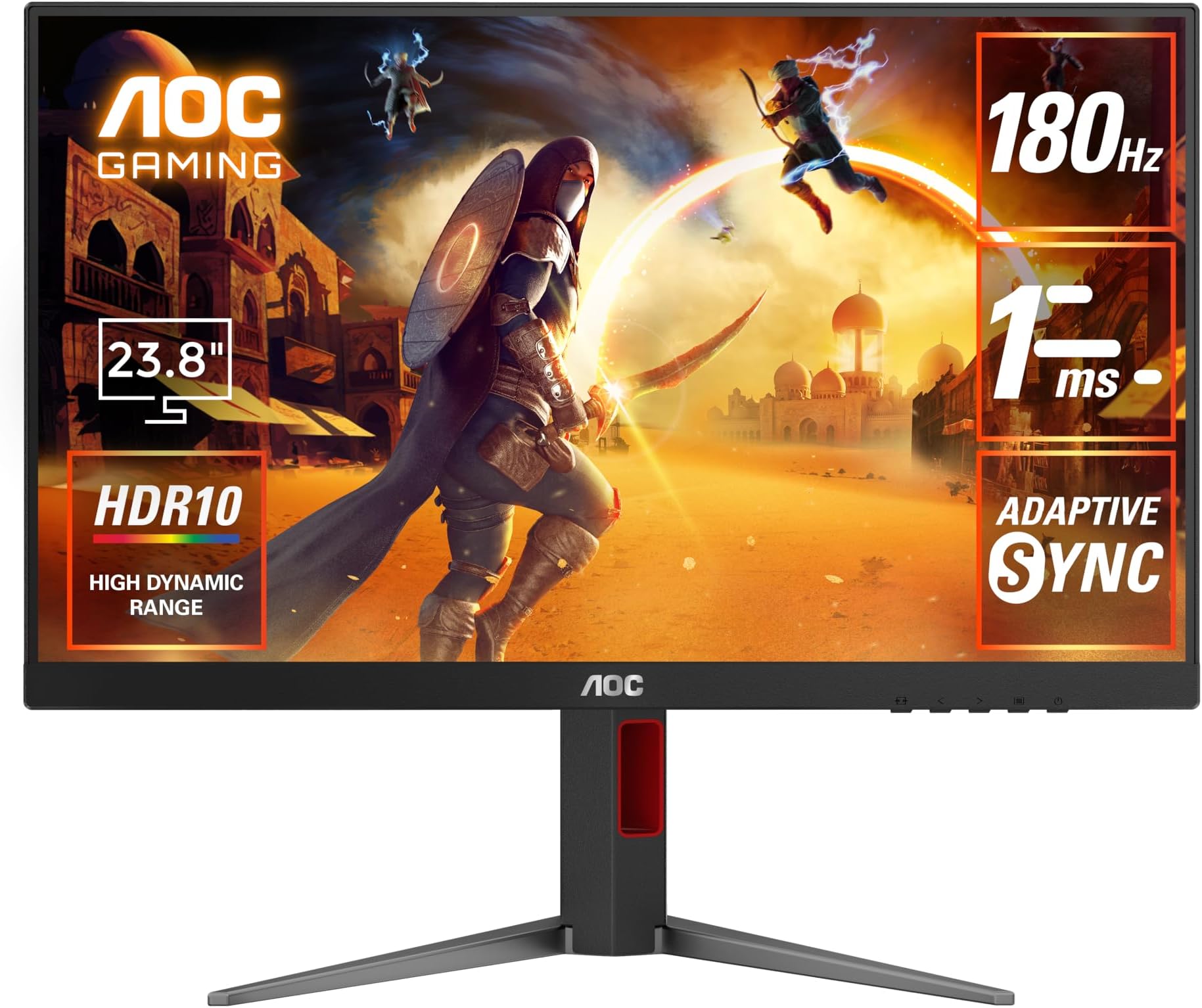 KOORUI 24 Inch Gaming Monitor, 165Hz 1080p 1ms IPS, Adaptive Sync, PC ...
