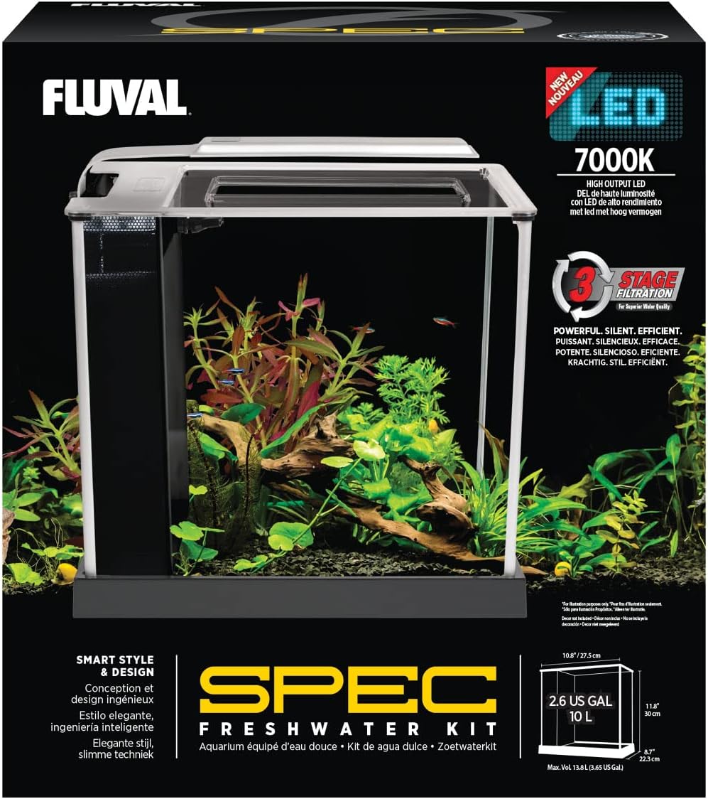 Fluval Spec Black, 10 Litre : Amazon.co.uk: Pet Supplies