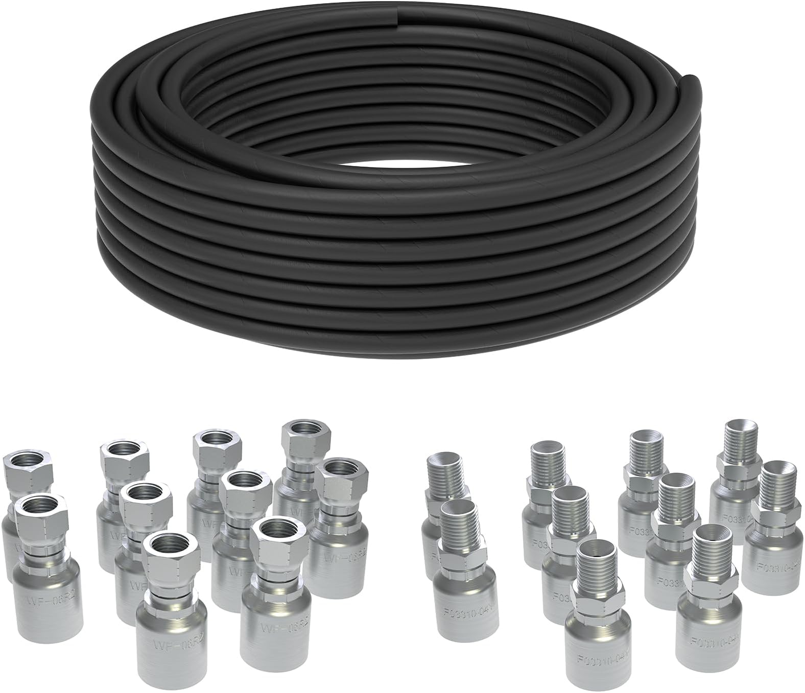 Amazon.com: Gates 8G-8FJX (G25170-0808) Female JIC 37 Flare Swivel Mega ...