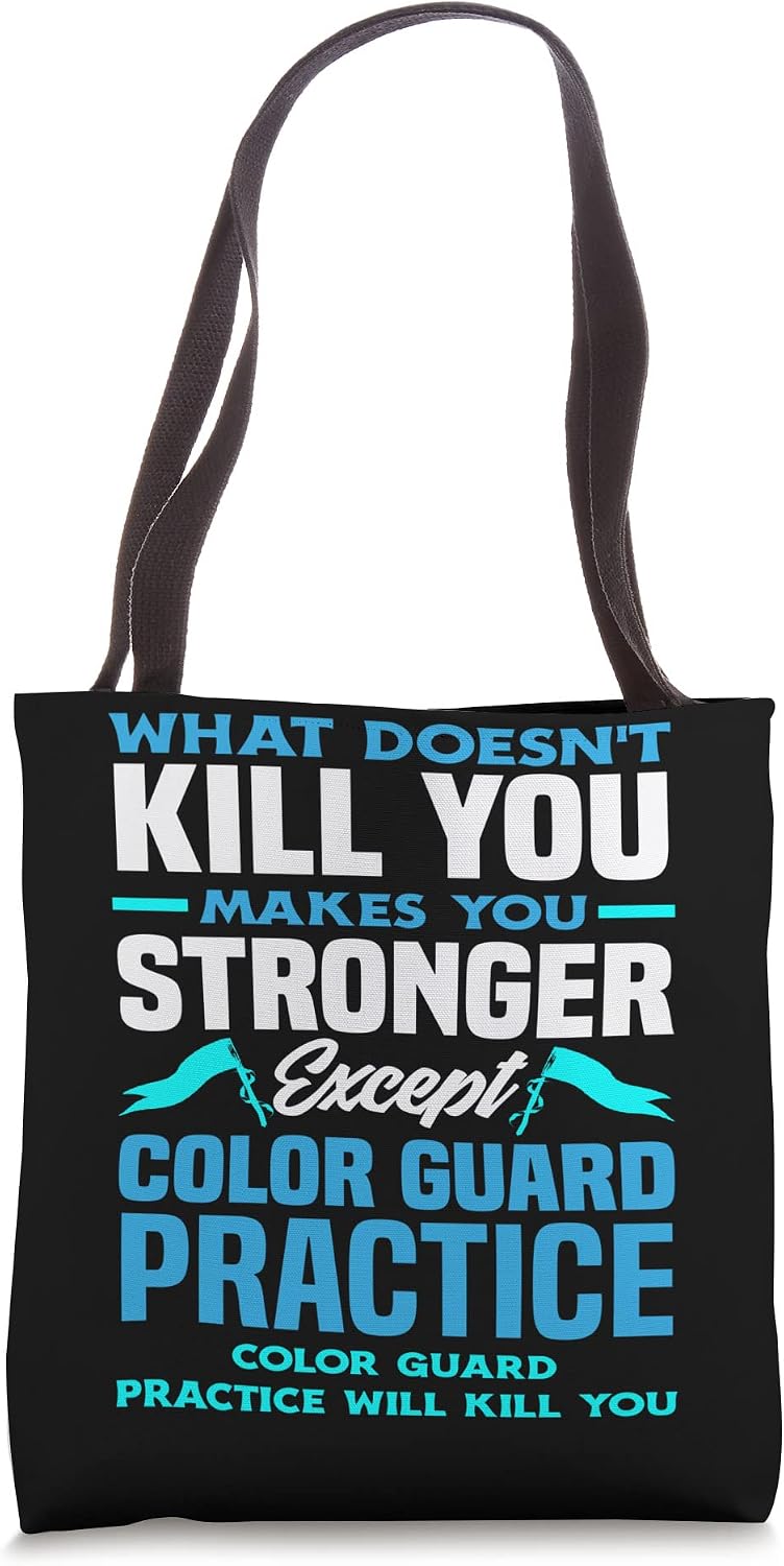 Amazon.com: Color Guard Practice Funny Flag Tosser Marching Band Tote ...