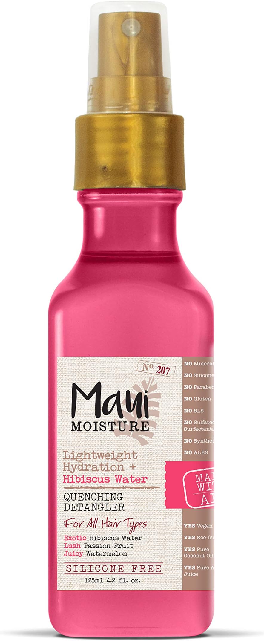 Amazon.com : Maui Moisture Detangler Hibiscus Water (I00111886) Coconut ...
