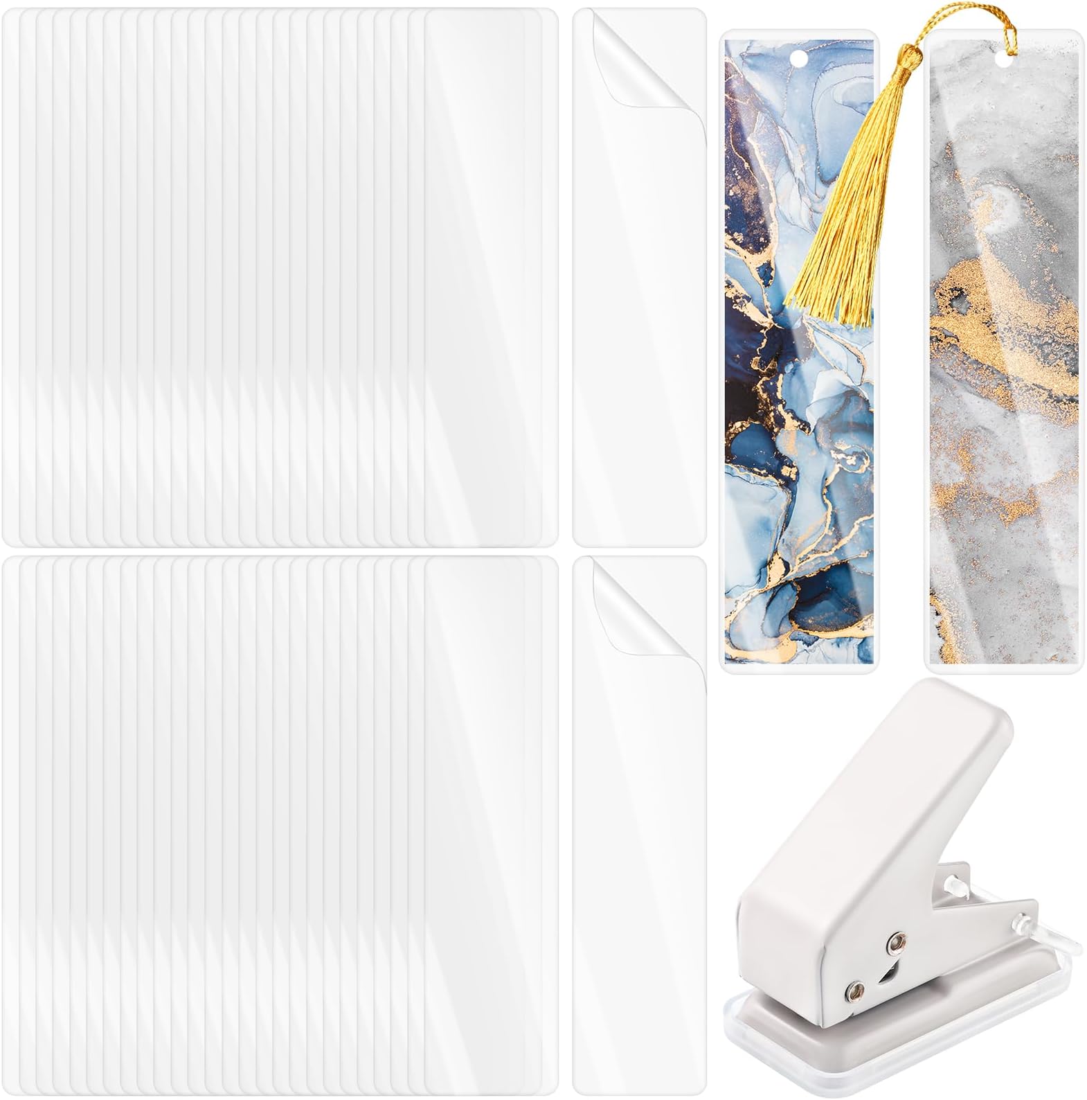 Amazon.com : Chivertion 101 Pcs Bookmark Laminating Pouches 2 x 8 Inch ...