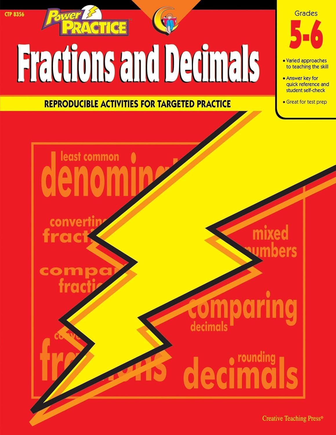 Amazon | Fractions And Decimals 5-6 (Power Practice) | Shiotsu, Vicky ...