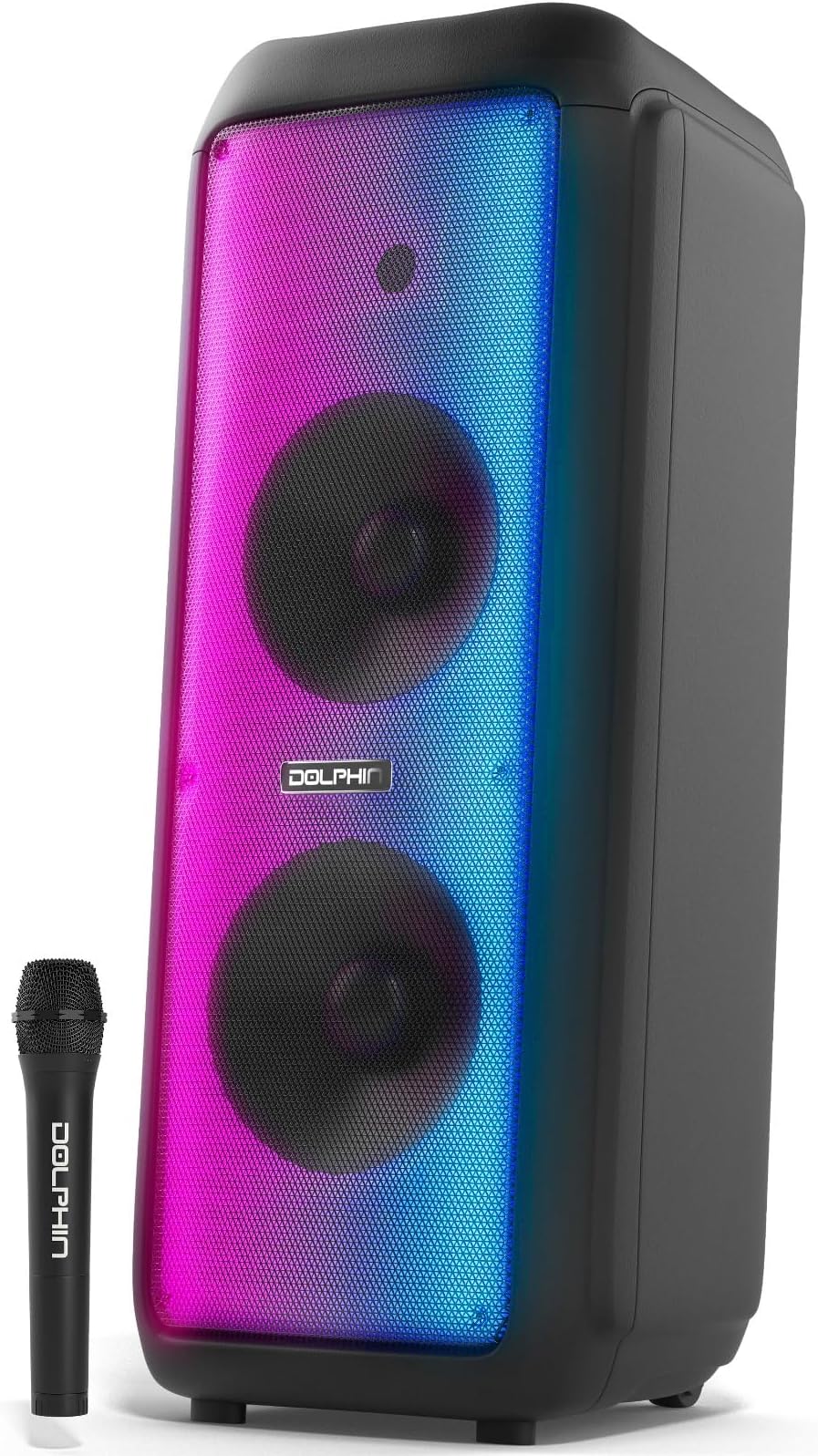 Amazon.com: Dolphin High Power Rechargeable Party Bluetooth Speaker ...