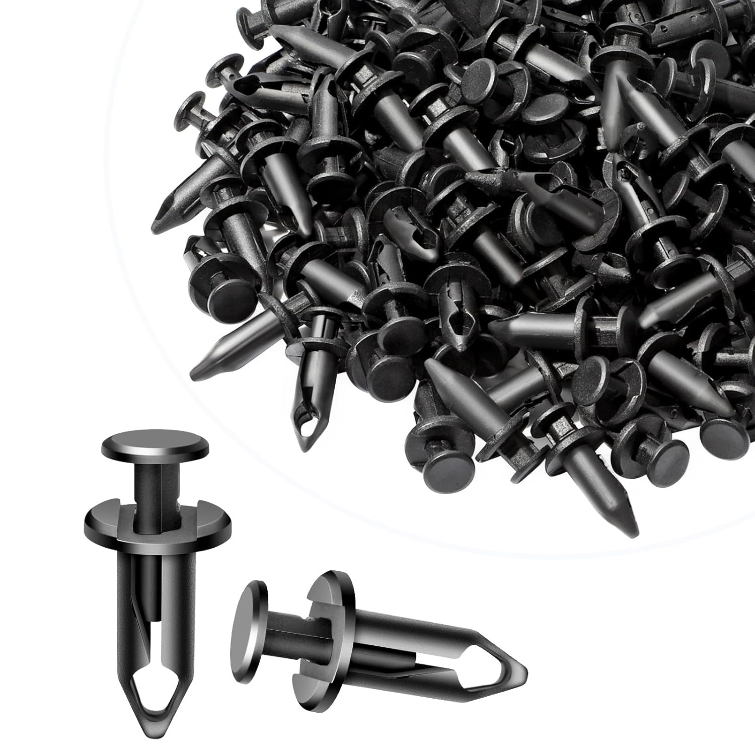 Amazon.com: Uxcell 50PCS 8mm Nylon Push Rivets - Push-In Fasteners for ...