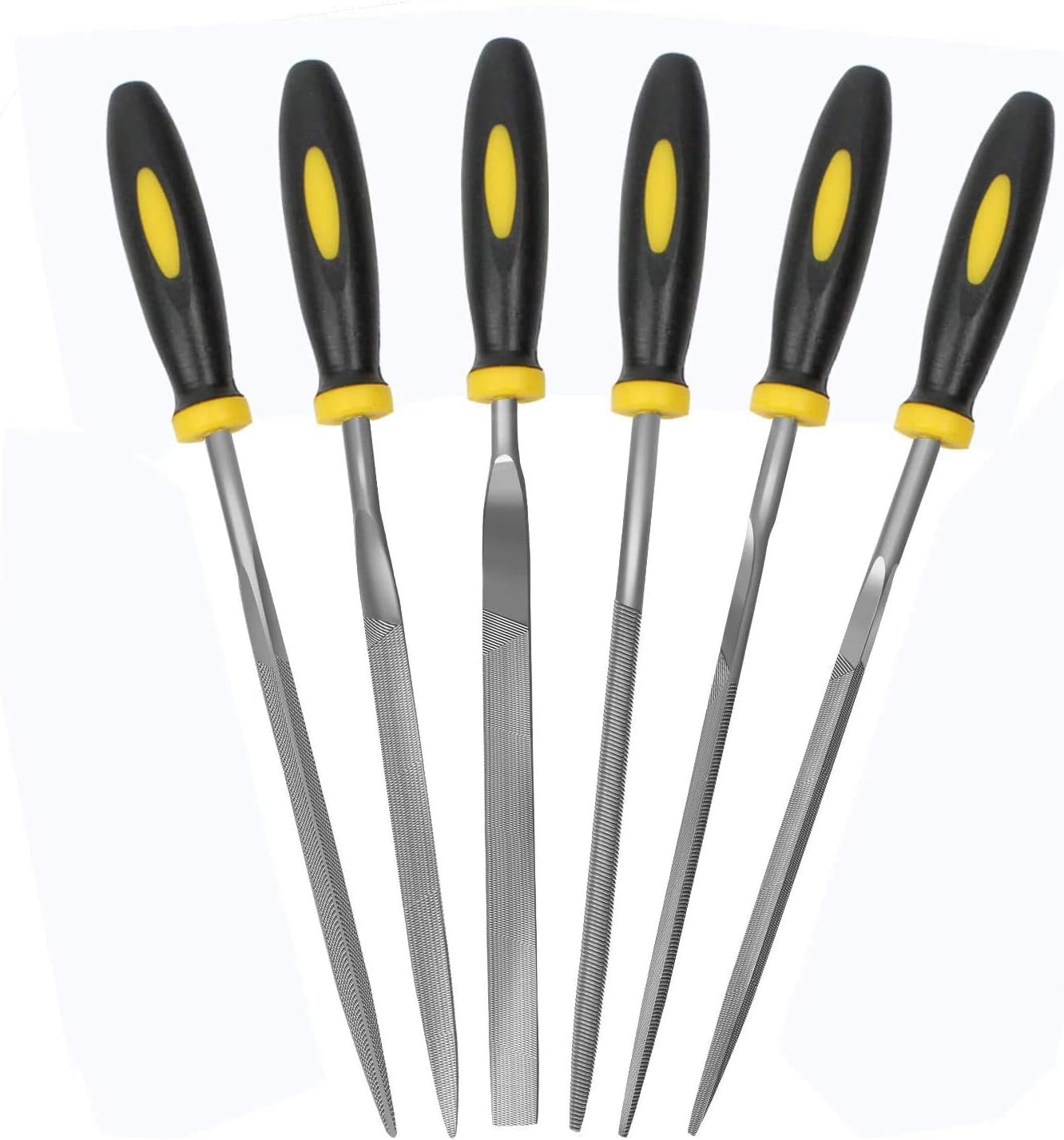 Kalim 6-teiliges Feilen-Set, 5,5-Zoll-Nadelfeilen, 3 mm Durchmesser ...