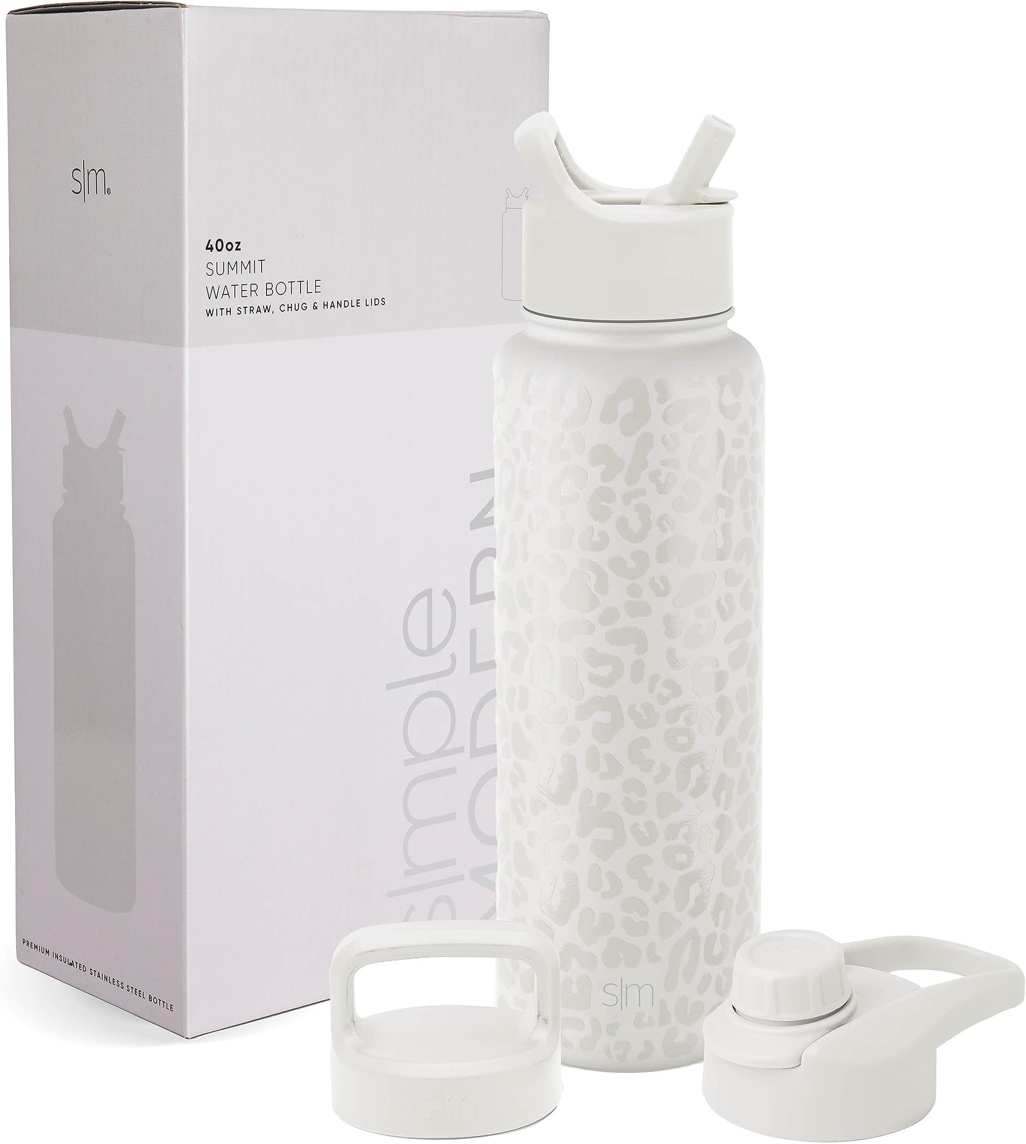 Amazon.com: Simple Modern Water Bottle with Straw and Chug Lid Vacuum ...