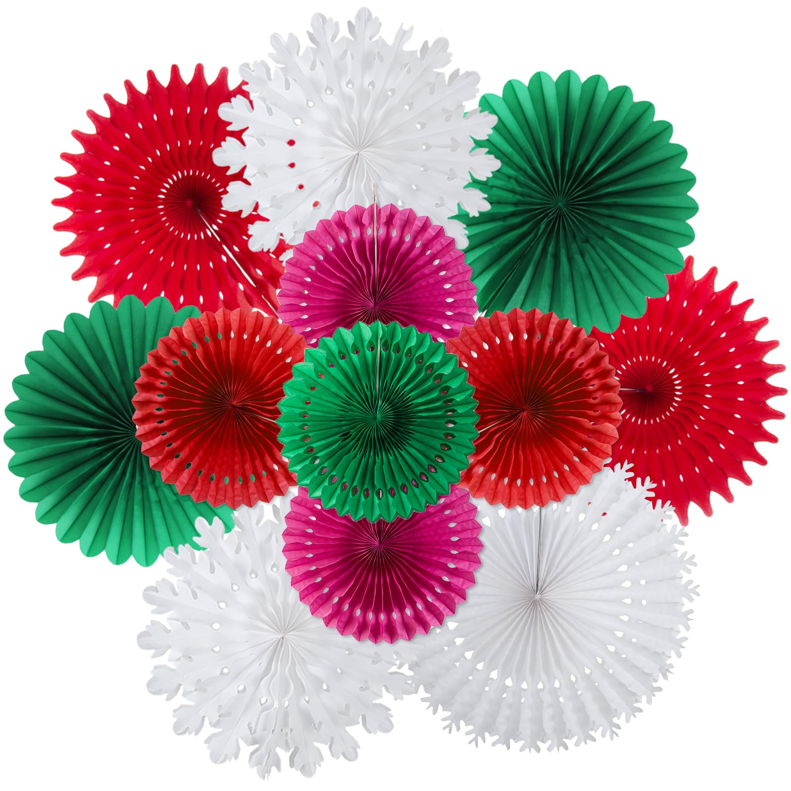 Amazon.com: SUNBEAUTY Pack of 12 Christmas Party Decorations Christmas ...