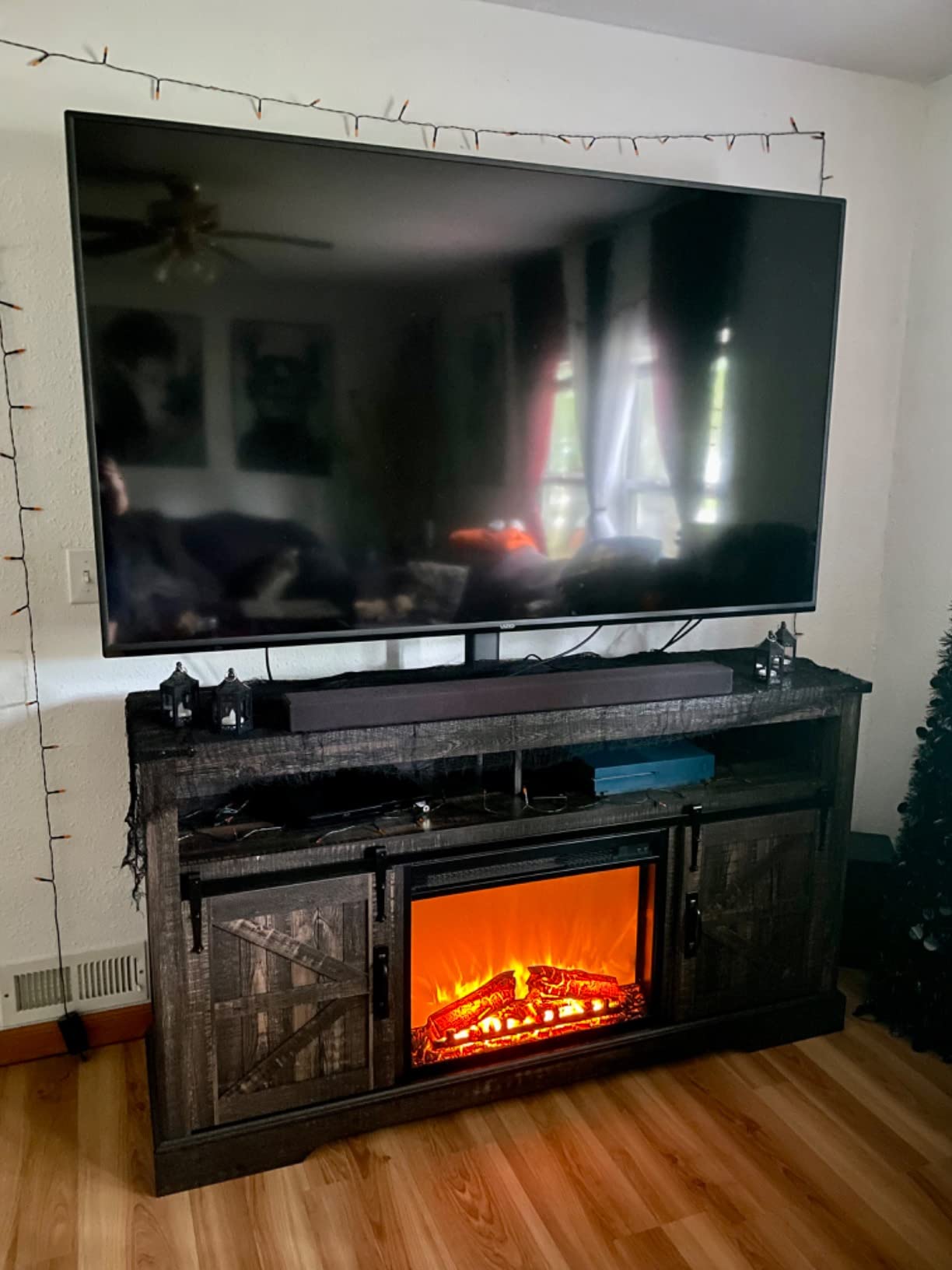 $25/mo - Finance OKD Farmhouse TV Stand Tall for 65 Inch TV ...