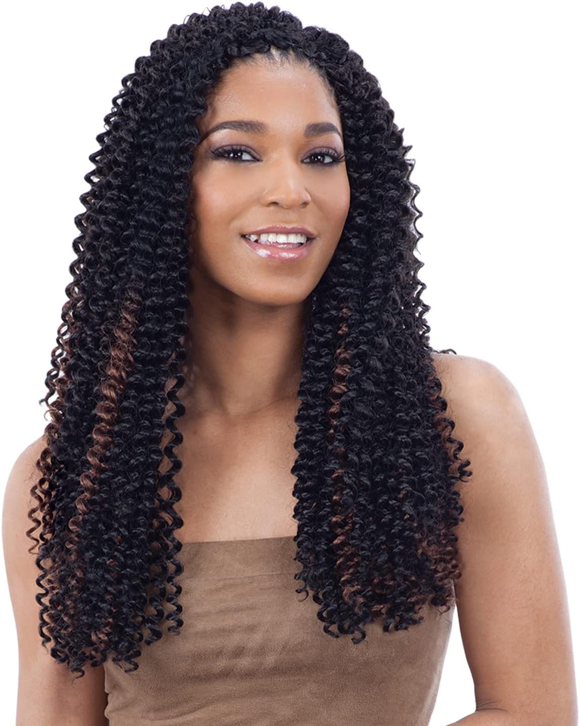 Amazon.com : ModelModel Crochet Braids Glance New Water wave 22" (1 ...