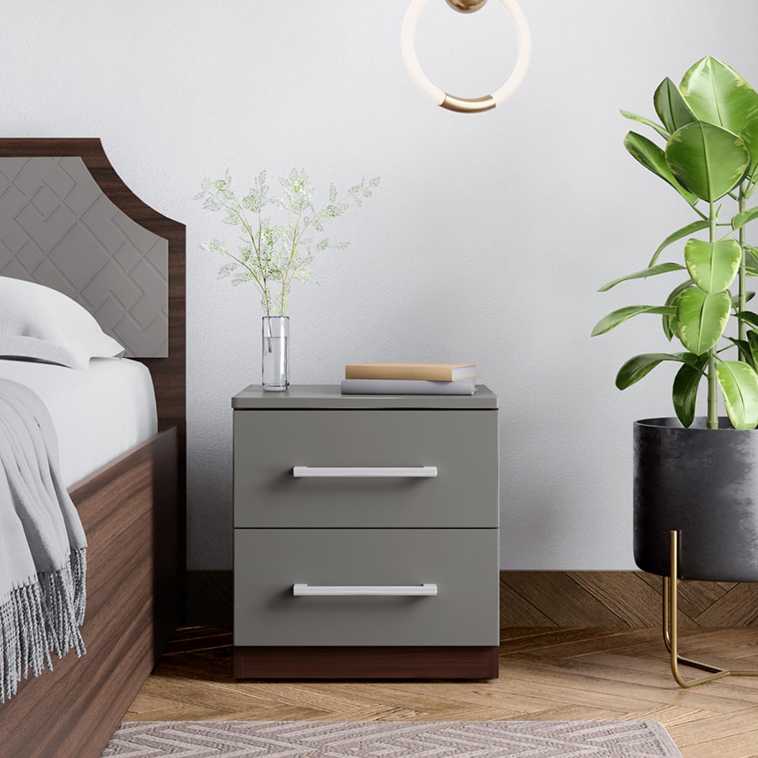 GODREJ INTERIO Morf Particle Board Bedside Table (1-Year Warranty ...