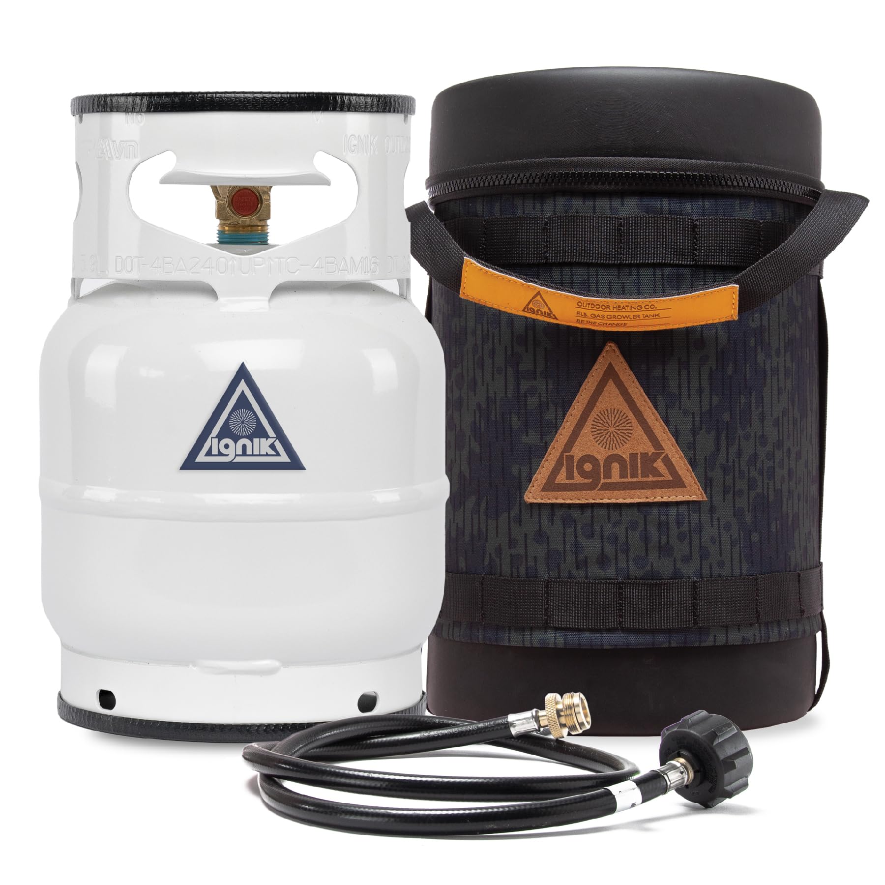 Snapklik.com : Ignik Refillable Gas Growler Deluxe 5-Pound Propane Tank