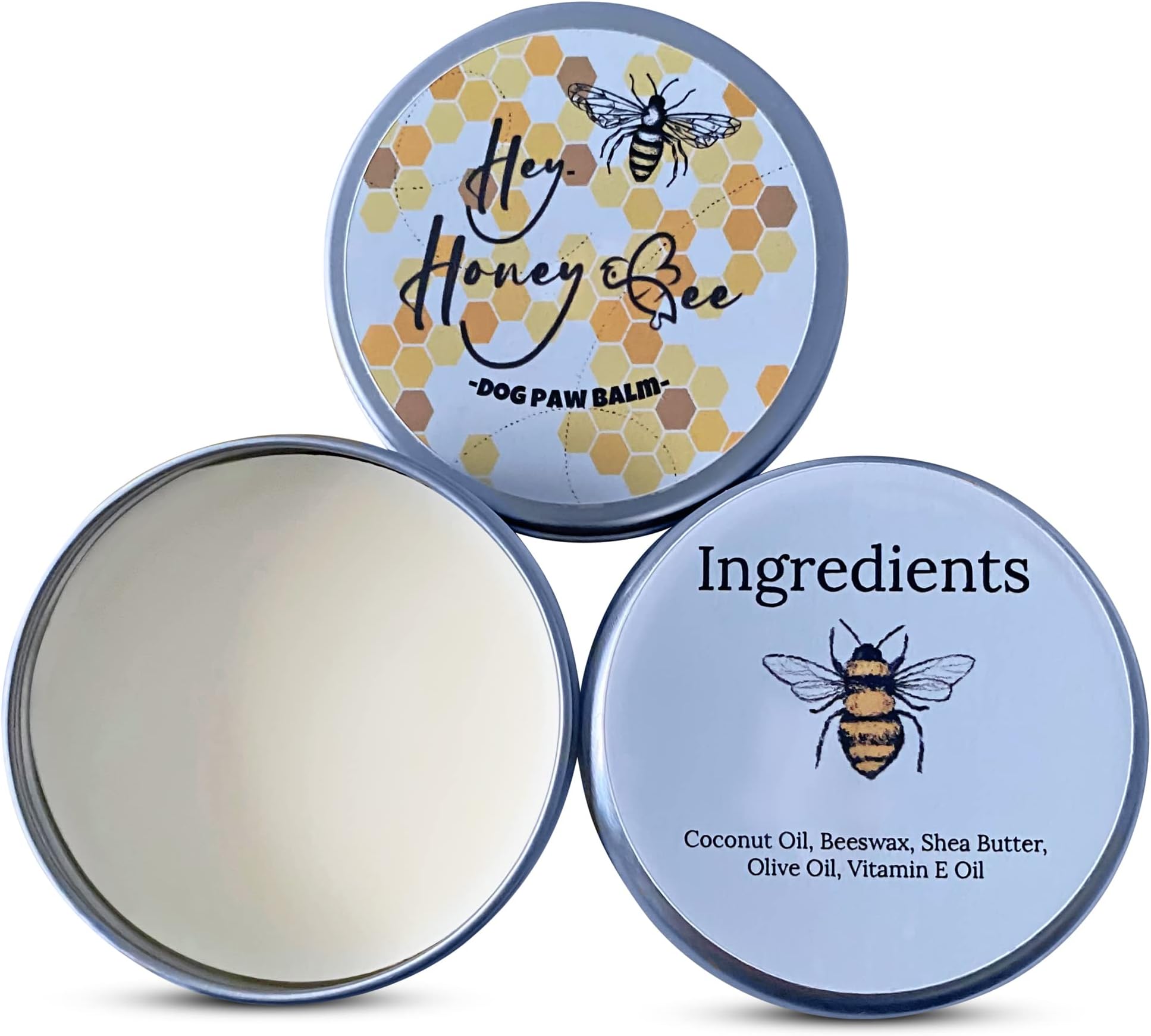 Hey Honey Bee Natural Nose & Paw Balm for Dogs & Cats - Organic ...