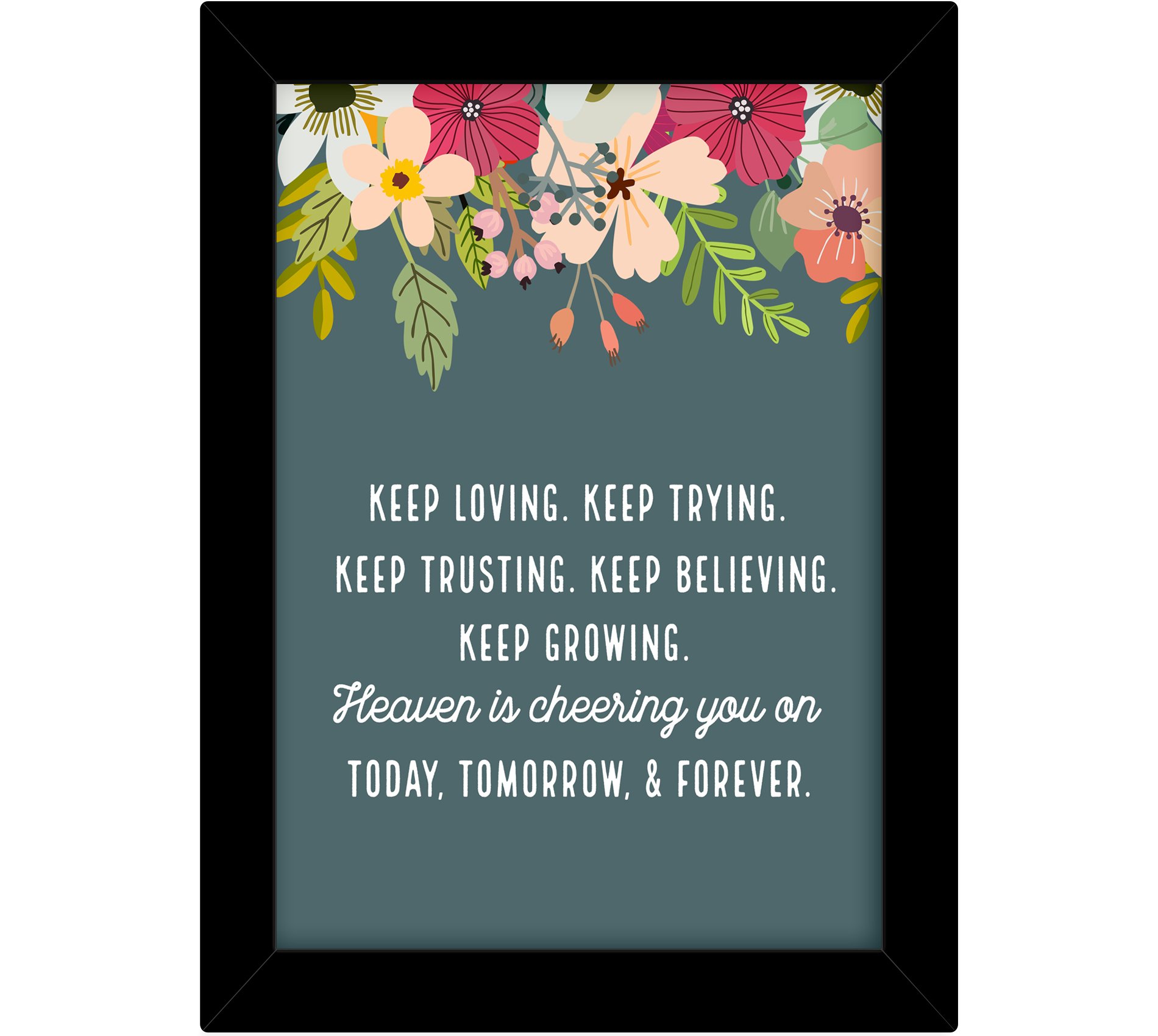 TIED RIBBONS Inspirational Posters with Frames Motivational Quotes Wall ...