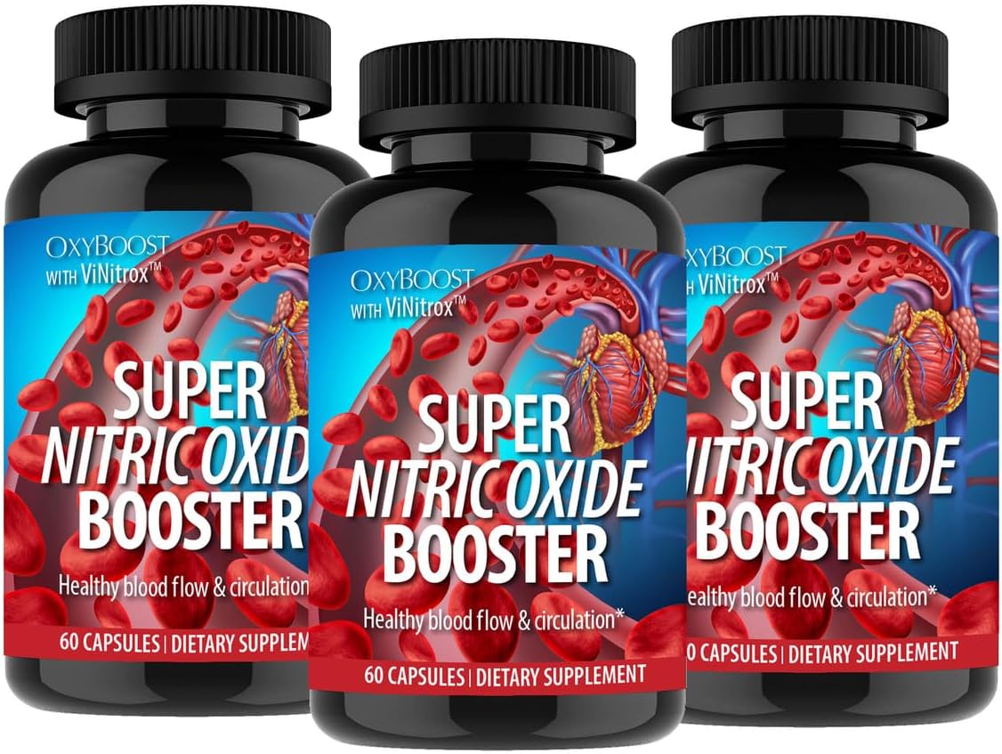 Amazon.com: OxyBoost with ViNitrox - Nitric Oxide Supplement for Blood ...