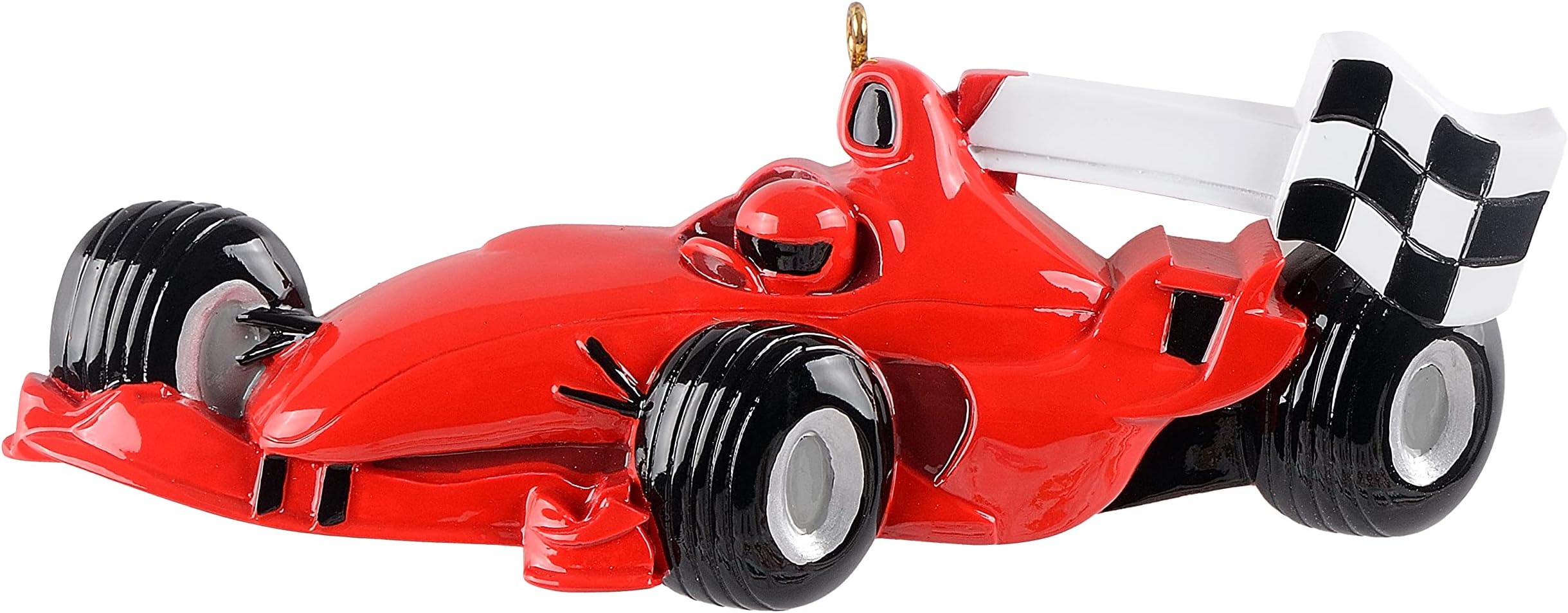 Amazon.com: Racer Ornament, Personalized Race Car Christmas Ornament ...
